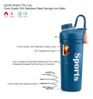 China Double Wall Stainless Hot And Cold Vacuum Sports Hydration Bottle Insulation Protein Shaker Water Bottle for sale