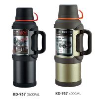 China 1 Gallon Vacuum Insulated Travel Pot Insulated Water Jug Thermos Insulated Flask With 2 Cups for sale