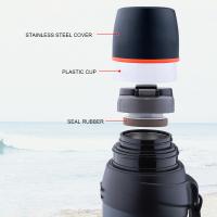 China Stainless Steel Vacuum Insulated Thermo Flask Bottle With Cup Lid Keeps Drinks Hot For 48 Hours And Cold For 72 for sale