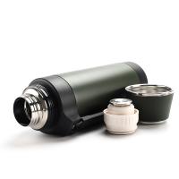 China Double Wall Stainless Steel Straight Vacuum Travel Pot For Outdoor Travel for sale