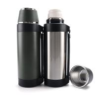 China Double Wall Stainless Steel Straight Vacuum Travel Pot For Outdoor Travel for sale