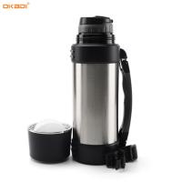 China 1500ML Double Wall 304 Stainless Steel Vacuum Travel Pot Thermos Outdoor Thermal Insulation Kettle for sale