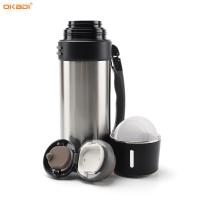 China 1500ML Double Wall 304 Stainless Steel Vacuum Travel Pot Thermos Outdoor Thermal Insulation Kettle for sale