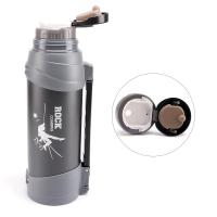 China 2000ML Vacuum Travel Pot Termos 2 Lt Large Capacity Stainless Steel Double Wall With Handle for sale