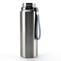 China 760ML Empty Vacuum Travel Pot  Customized Color Simple Stainless Steel Water Bottle With Rope for sale