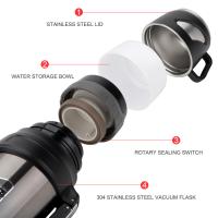 China 2 Liter Vacuum Travel Pot Stainless Steel Water Bottle Insulated Chilly Bottle 2000ml for sale
