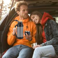 China Hot products custom logo 2L/2.5L stainless steel water bottle insulated chilly travel pot for sale