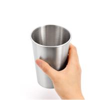 China 16 Oz Metal Drinking Tumbler Unbreakable Beer Cups None BPA, Metal Shatterproof Stackable Pint Drinking Cups for Adults or Kids for sale