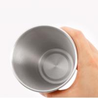 China 16 Oz Metal Drinking Tumbler Unbreakable Beer Cups None BPA, Metal Shatterproof Stackable Pint Drinking Cups for Adults or Kids for sale
