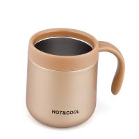 China 350ML Christmas Promotion Leak Proof Stainless Steel Coffee Tumbler With Handle,  Double Wall Insulated Coffee Cups With Lid for sale