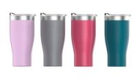China Travel Motivational vacuum Water Bottle sport thermos Coffee cup Tumblers, 304 Stainless Steel Car Mug with lid for sale