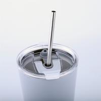 China 20 oz Custom private label stainless steel double wall bubble tea reusable cup with straw for sale