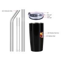 China 600Ml Coffee Cups Custom Vacuum Stainless Steel Tumbler, Insulation Double Wall Flask Thermal Cup With Lid 20 oz^ for sale