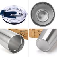 China 600Ml Coffee Cups Custom Vacuum Stainless Steel Tumbler, Insulation Double Wall Flask Thermal Cup With Lid 20 oz^ for sale