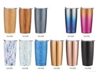 China 600Ml Coffee Cups Custom Vacuum Stainless Steel Tumbler, Insulation Double Wall Flask Thermal Cup With Lid 20 oz^ for sale