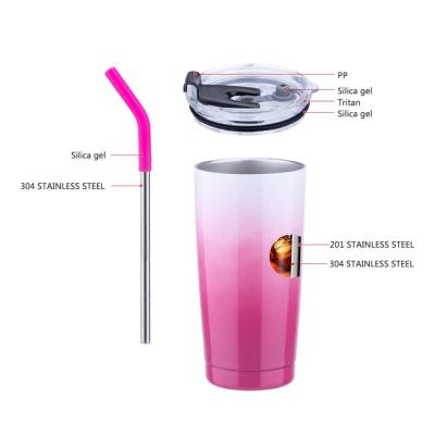 China Customized Travel Coffee Mug, Insulated 304 Double Wall Insulated Vacuum Cup With Leak Proof Lid for sale