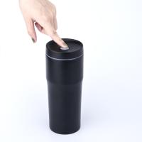 China 16 oz Double Wall Stainless Steal Powder Coated Water Tumbler Bottle Vacuum Insulated Tumbler Cups Travel Mug With Lid for sale