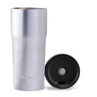 China Customizable 16 oz stemless leak proof insulated vacuum sport tumbler mate black for sale