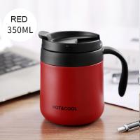 China 350ml Custom  Leak Proof Stainless Steel Coffee Mugs With Logo, Promotional Insulated Coffee Or Tea Tumbler With Lid And Handles for sale