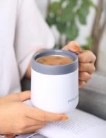 China 350ml Custom  Leak Proof Stainless Steel Coffee Mugs With Logo, Promotional Insulated Coffee Or Tea Tumbler With Lid And Handles for sale