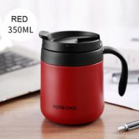 China 350ml Custom  Leak Proof Stainless Steel Coffee Mugs With Logo, Promotional Insulated Coffee Or Tea Tumbler With Lid And Handles for sale