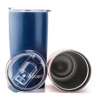 China 20oz Double Wall 304 Stainless Steel Vacuum insulated Coffee Tea Travel Mug Water Bottle Metal Thermos Flask for sale