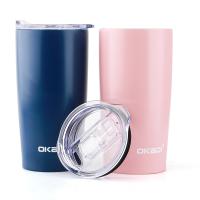 China 20oz Double Wall 304 Stainless Steel Vacuum insulated Coffee Tea Travel Mug Water Bottle Metal Thermos Flask for sale