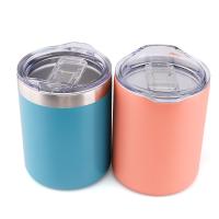 China Wholesale 13 OZ Private Label Stainless Steel Insulated Double Wall Coffee Tumbler Cups Mugs With Lid for sale