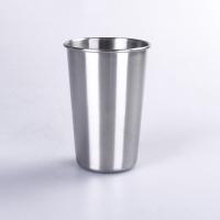 China 16oz Single Wall Metal Pint Cup Beer Mug, Stainless Steel Party Cup With Colorful,Christmas Hot Sell Wine Cup Tumbler for sale