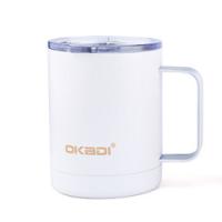 China 14 oz Double Wall Stainless Steel Vacuum Insulated Sip Through Lid Multiple Colors BPA Free for sale