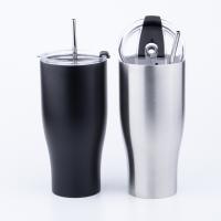 China 20 oz 18/8 Stainless Steel Vacuum Insulated Tumbler Travel Mug Water Bottle Coffee Cup Camping Thermoses with Seal Lid w/Straw for sale