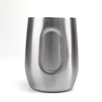China 2020 New Design 380ml Beer Coffee Mugs Wine Tumbler Egg Shaped Stainless Steel Water Bottle for sale