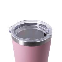 China 16 oz Tumbler Cup Stainless Steel Vacuum Insulated Coffee Beer Pint Cup With Lid for sale