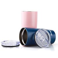 China 20 oz Travel Double Wall Insulated  Matte Coffee Tumbler Cups With Straw Wholesale for sale