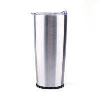 China 600ml hot sell Double Wall Stainless Steel Vacuum insulated water bottle Thermos Mugs with foldable straw for sale