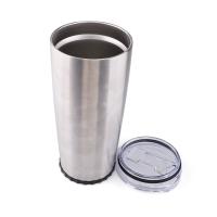 China 600ml hot sell Double Wall Stainless Steel Vacuum insulated water bottle Thermos Mugs with foldable straw for sale