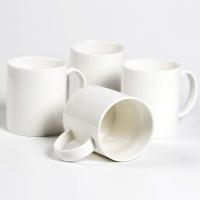 China travel mug 11 oz vacuum tumbler cup Custom Ceramic White Coffee Mug For Sublimation for sale