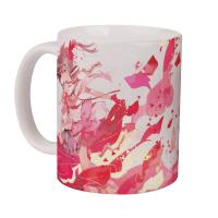 China travel mug 11 oz vacuum tumbler cup Custom Ceramic White Coffee Mug For Sublimation for sale