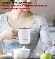 China 12oz Tumbler Coffee Mug Insulated Set Of 2 Vacuum Insulated Travel Cups Stainless Steel Metal Mugs for sale