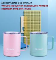 China 12oz Tumbler Coffee Mug Insulated Set Of 2 Vacuum Insulated Travel Cups Stainless Steel Metal Mugs for sale
