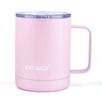 China 12oz Tumbler Coffee Mug Insulated Set Of 2 Vacuum Insulated Travel Cups Stainless Steel Metal Mugs for sale