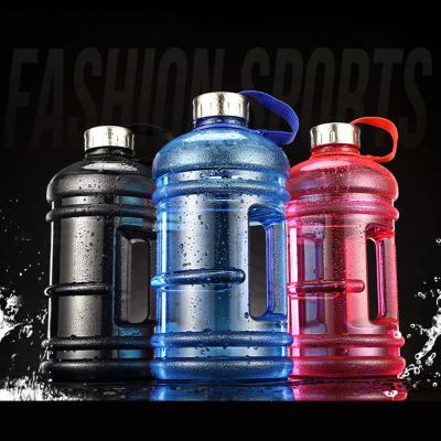 China Wholesale Custom 78oz 2.2L Transparent Plastic Gym Gallon Water Bottle With PETG Tritan Free in Bright Color for sale