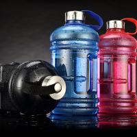 China Wholesale Custom 78oz 2.2L Transparent Plastic Gym Gallon Water Bottle With PETG Tritan Free in Bright Color for sale