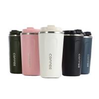 China Wholesale 12/17oz double wall 18/8 thermos coffee,Vacuum Insulated Travel Stainless Steel Coffee Mug for sale