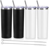 China 2022 600ml Double Wall Vacuum Coffee Water Mugs Stainless Steel Custom Color Travel Shinny Water Tumblers for sale