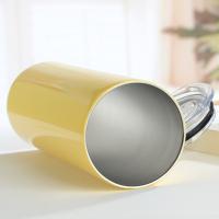 China Low Price And MOQ 20OUNCE Christmas Gifts Straight Skinny Sippy Cup Sublimation Blanks Tumblers With Lid And straw for sale