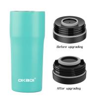 China Popular 480ml Double Wall Stainless Steel Travel Vacuum Insulated Tumbler with Lid for sale