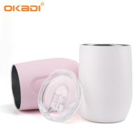 China 415ml New Design Double Wall  Insulated Coffee Mug Stainless Steel Tumbler Cup Food Grade Ppsealing  Lid for sale