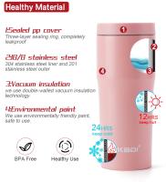 China 480ml New design and convenient Coffee Mug Double Wall Stainless Steel Vacuum Tumbler with Lid Car Mug for sale