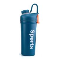 China 600ml Vacuum Flask Insulated Shaker Flask Hot Water Bottle Double Walled Travel Car Thermos Shake Cup for sale